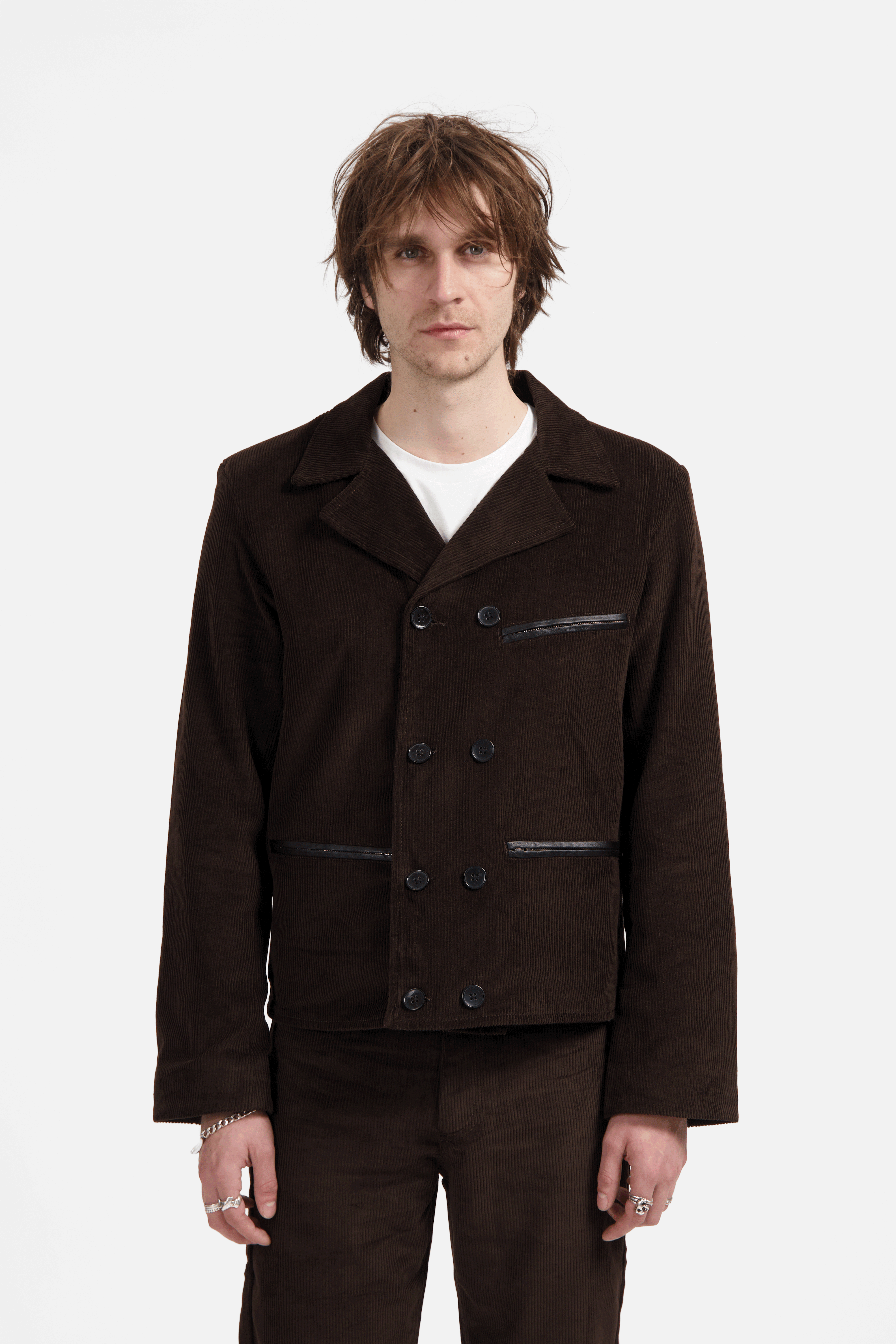Brown Cord Kletter Jacket