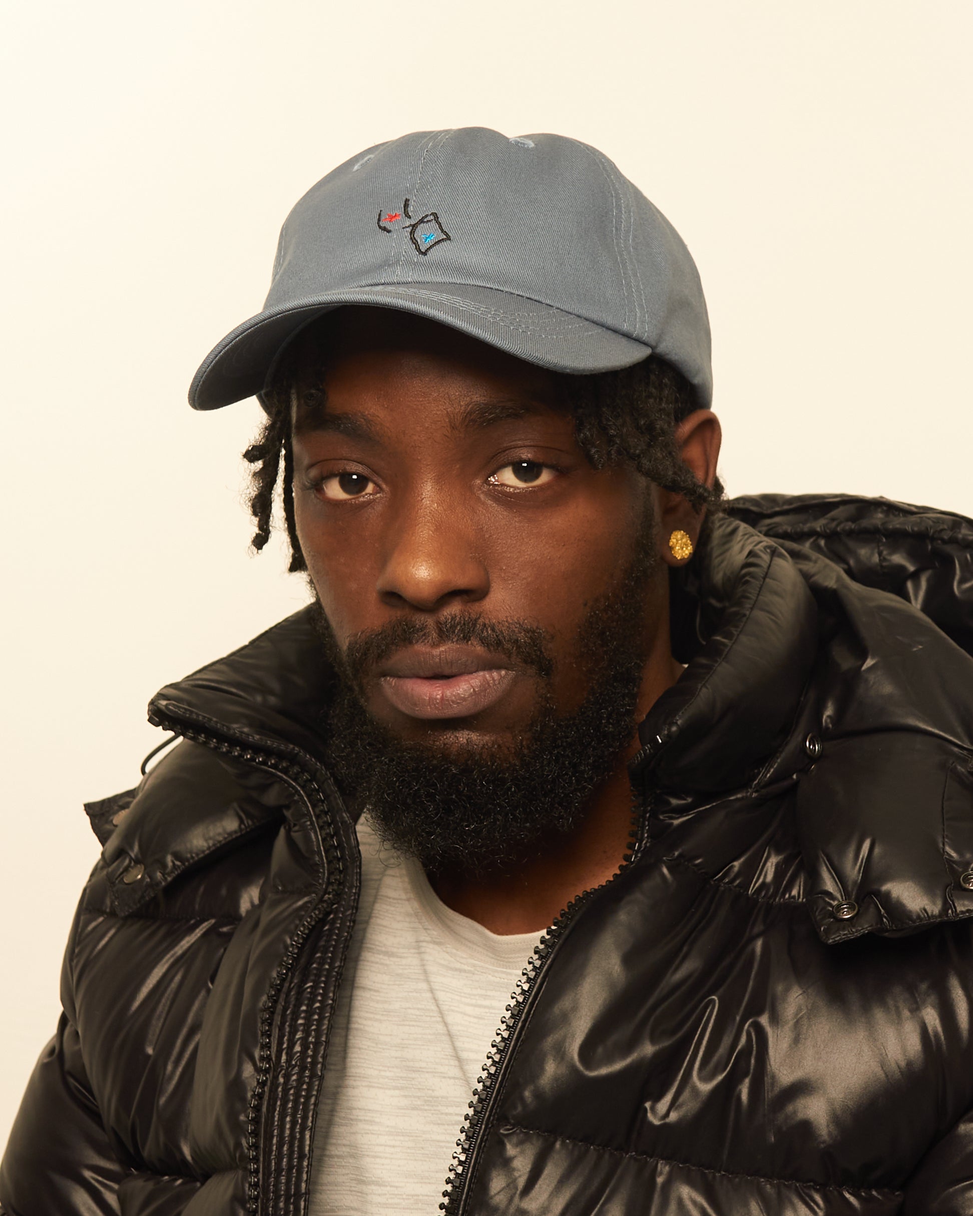 Stone Blue Six Panel Cap